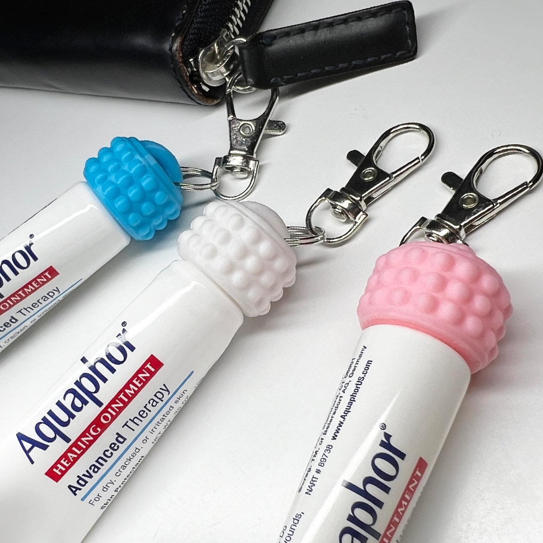 Aquaphor Bubble Lip Balm Keychain for Aquaphor Healing Ointment .35 Oz ...