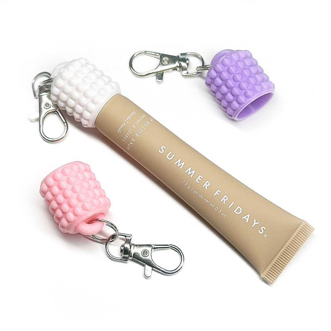 Summer Fridays Keychain Cap Bubble Grip Lip Balm Holder for Summer ...