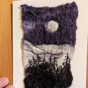 Unique Hand-made Felted Cards - Etsy