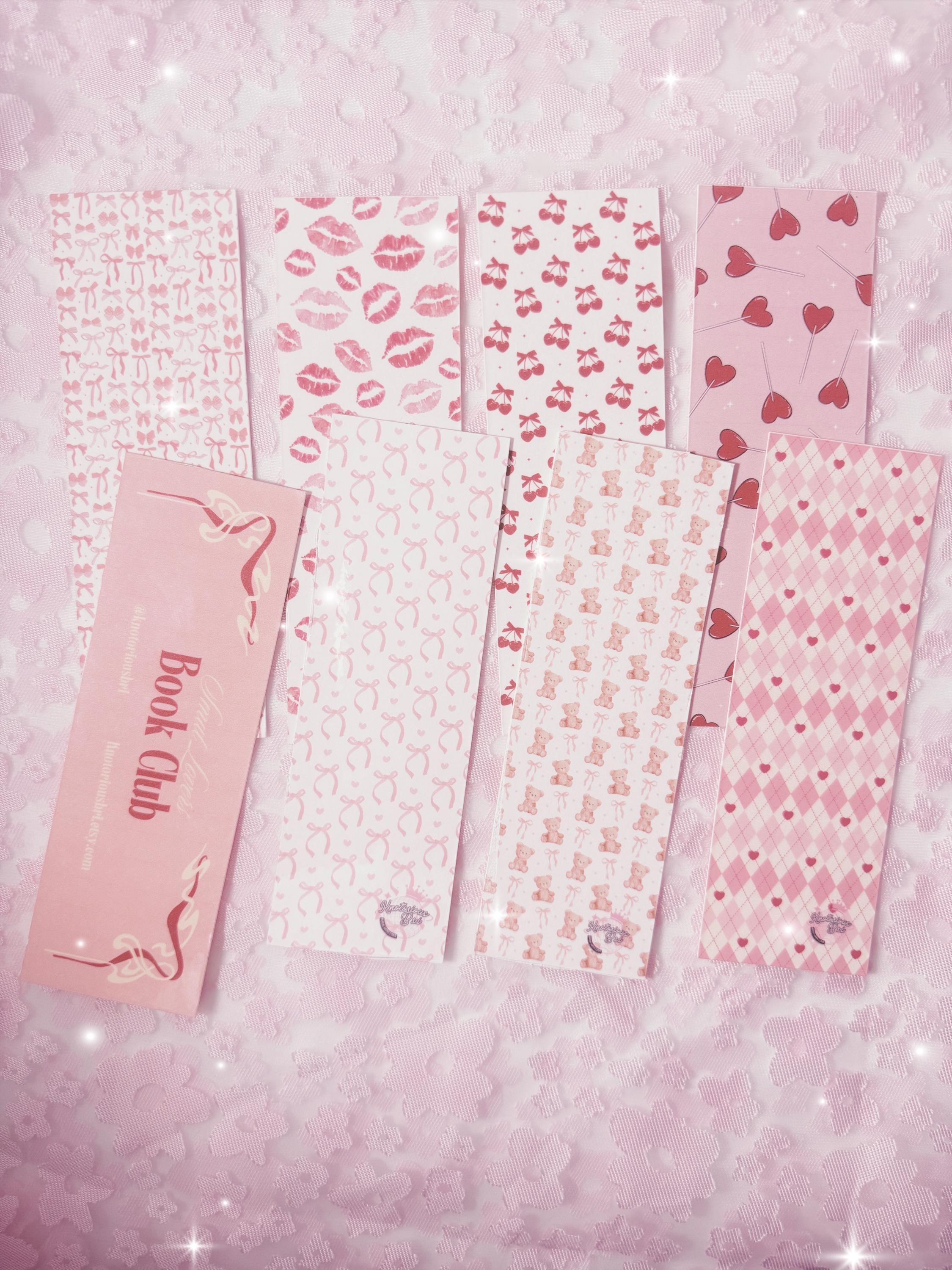 Pink Cute Bookmark, Bookish Merch, Book Lover Gift, Gifts for Readers ...