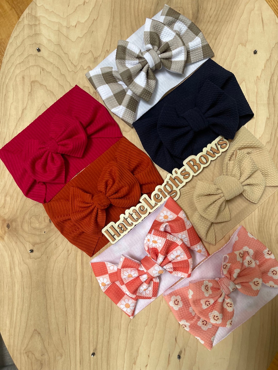 Headwrap 4 Inch Patterned Bow - Etsy