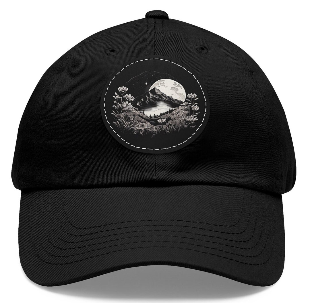 Mountain Floral Hat Relax Hat Nature Hat Graphic Hat - Etsy