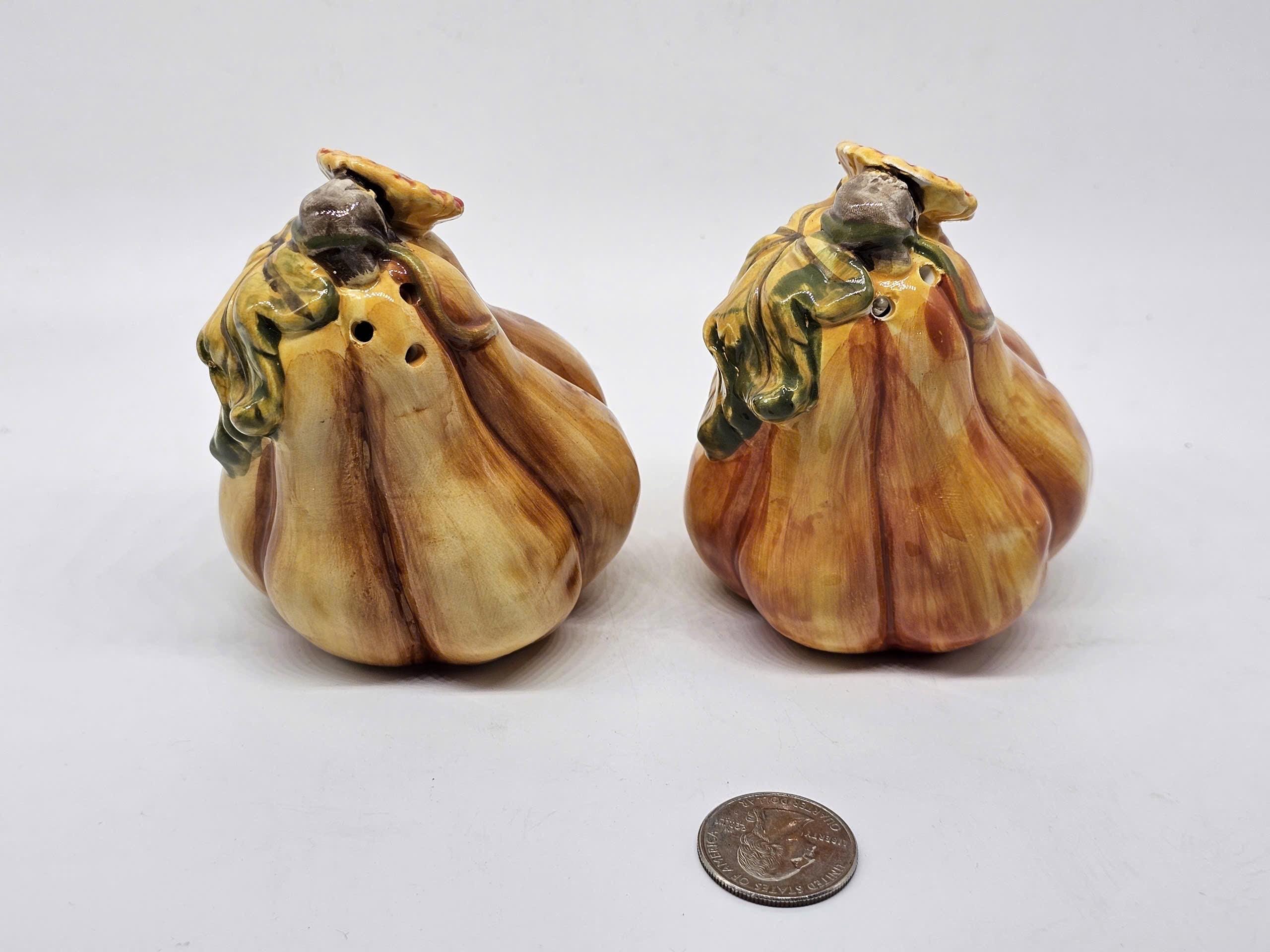 Vintage Decorative Squash Salt & Pepper Shakers - Etsy