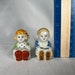 Vintage Children Sitting Reading Salt & Pepper Shakers Made in Japan - Etsy