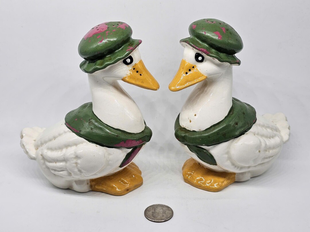 Vintage Large Geese Ducks Salt & Pepper Shakers - Etsy