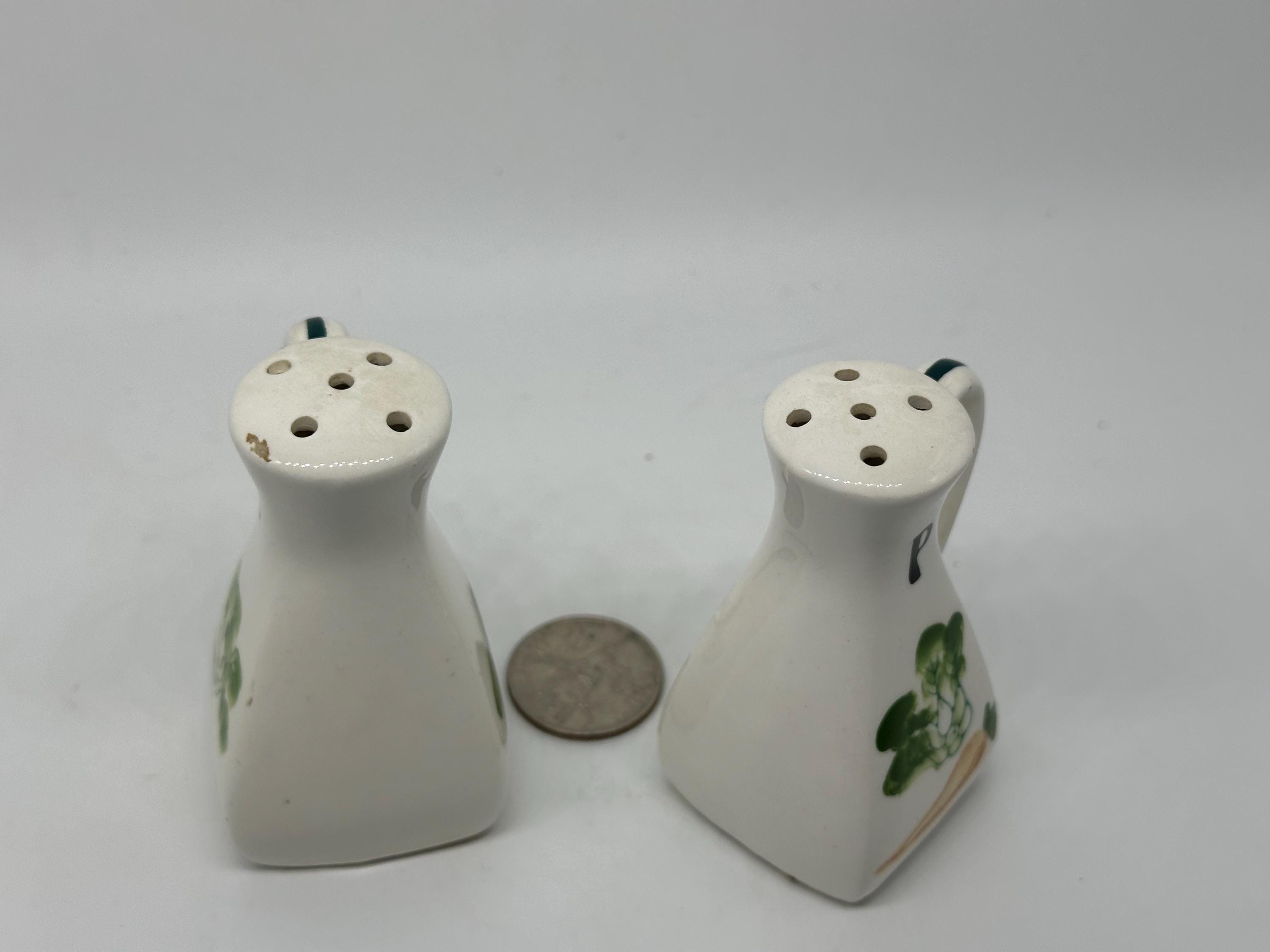 Vintage Ceramic Salt Pepper Shakers Dispensers Made in Japan - Etsy