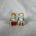Vintage Children Sitting Reading Salt & Pepper Shakers Made in Japan - Etsy