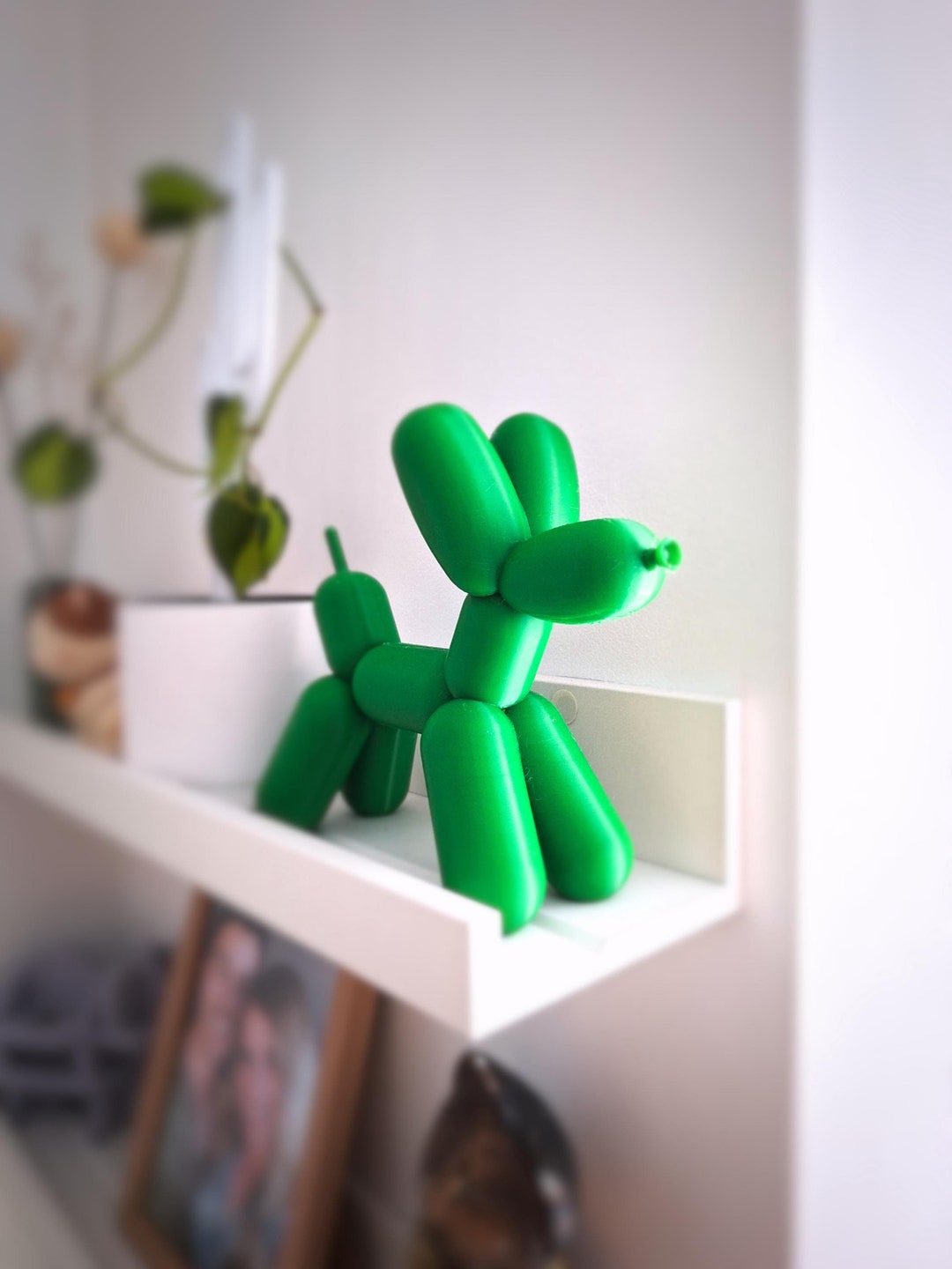 Balloon Dog Ornament | Inflatable Dog Ornament | Bookshelf Décor - Etsy