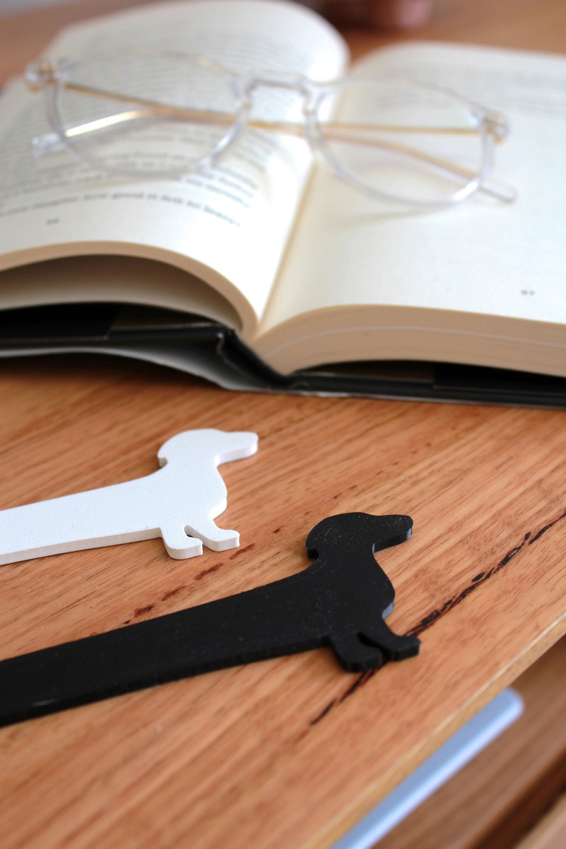Sausage Dog Bookmark Pair for Readers | Ying & Yang Dachshund Bookmark ...