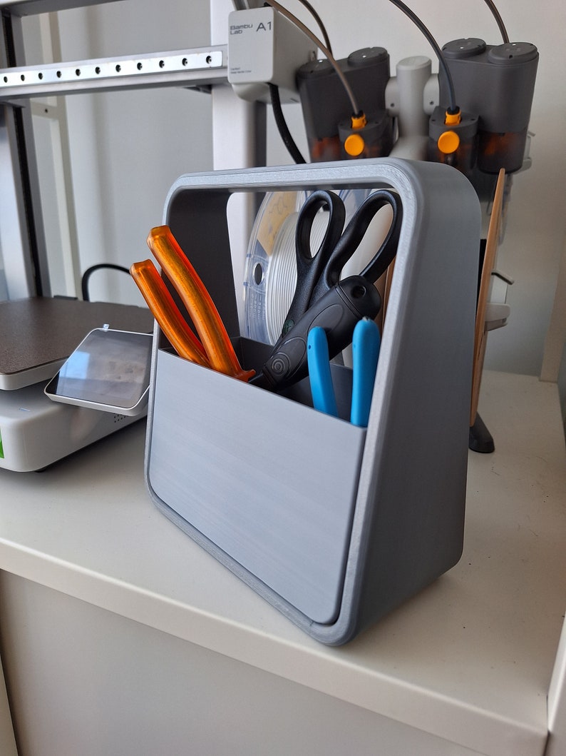 Stationary Toolbox | Portable Toolbox 3D Print | Desktop Organiser STL ...