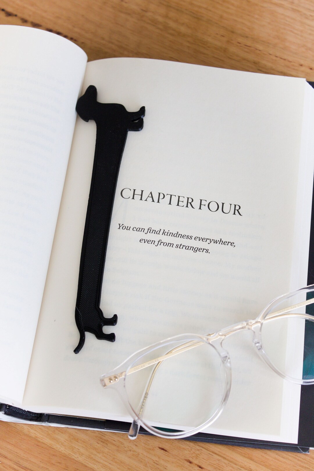 Black Sausage Dog Bookmark | Dachshund Gift for Readers and Dog Lovers ...