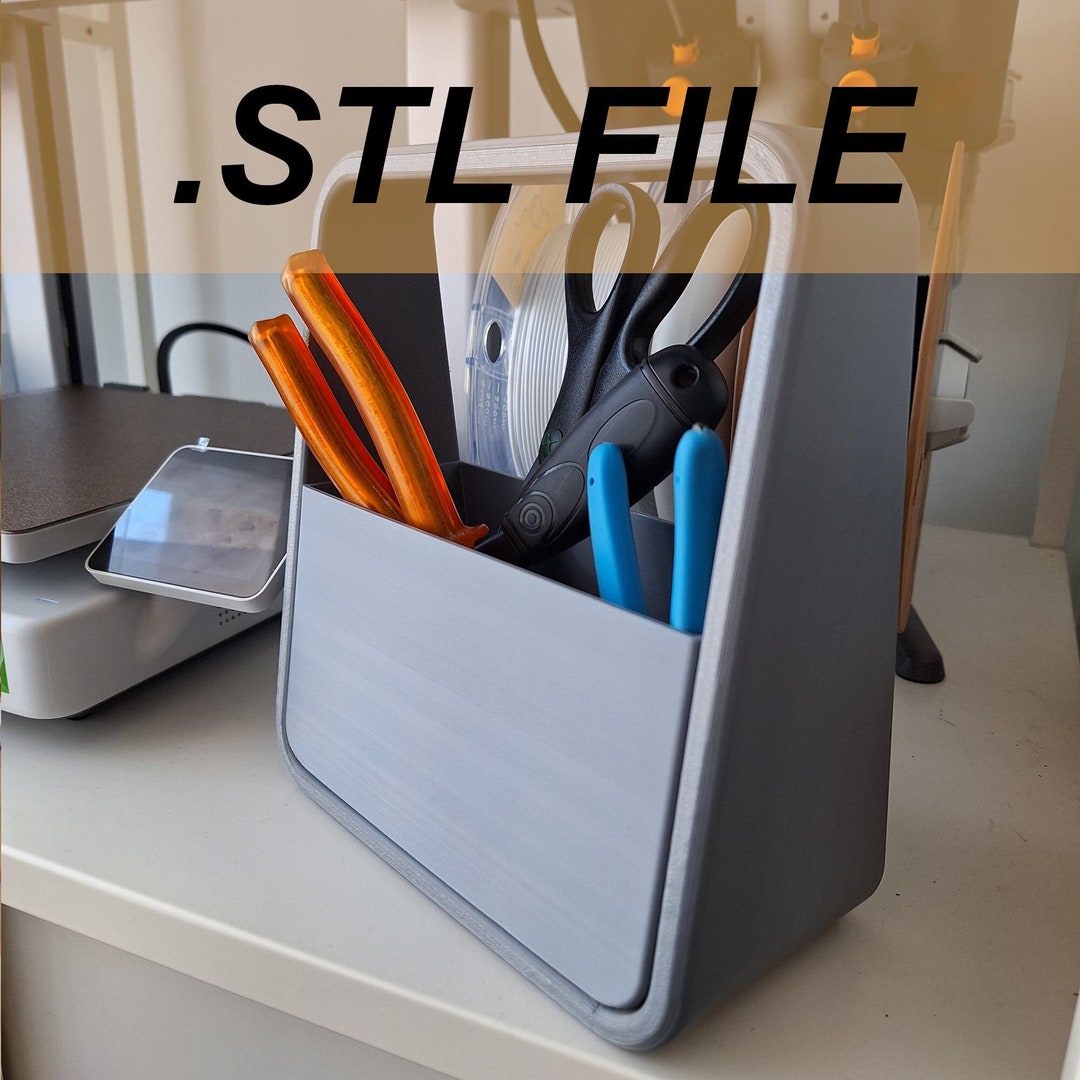 Stationary Toolbox | Portable Toolbox 3D Print | Desktop Organiser STL ...