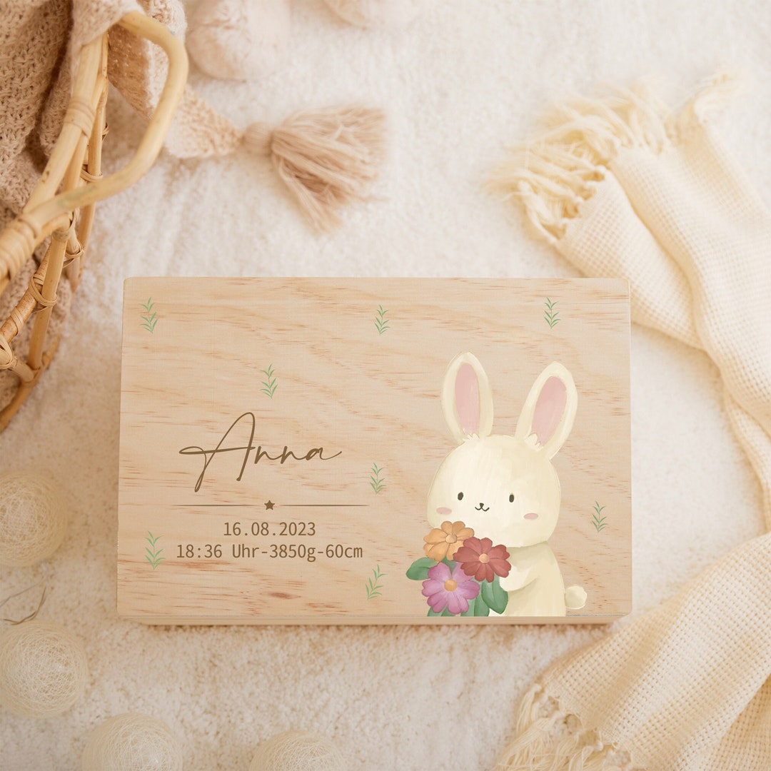 Baby Memory Box, Custom Wooden Reminder Box for Baby and Kids ...