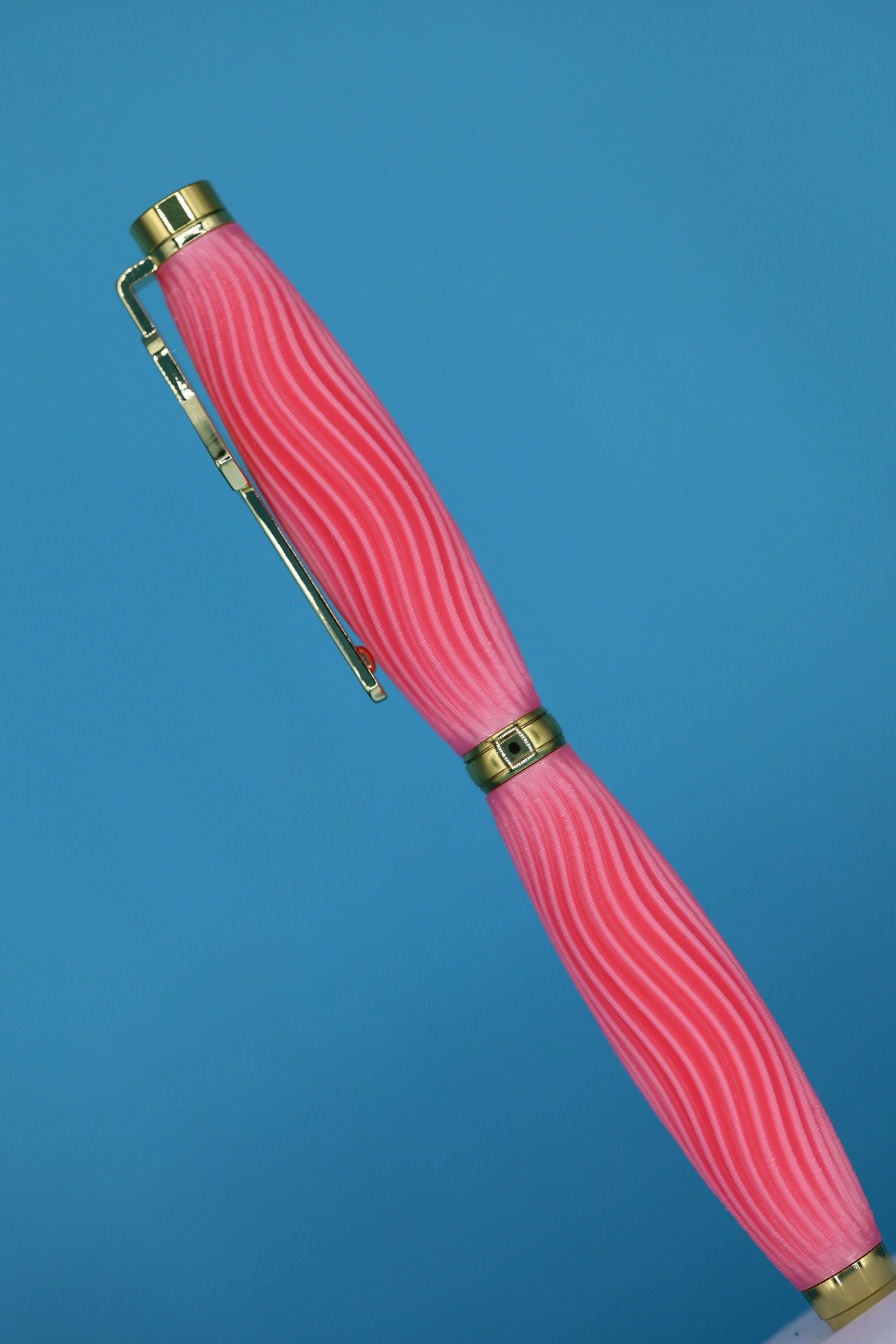 Pink Ink Pink Ribbon Slimline 3D Printed Waves in Pink Ballpoint Pen ...