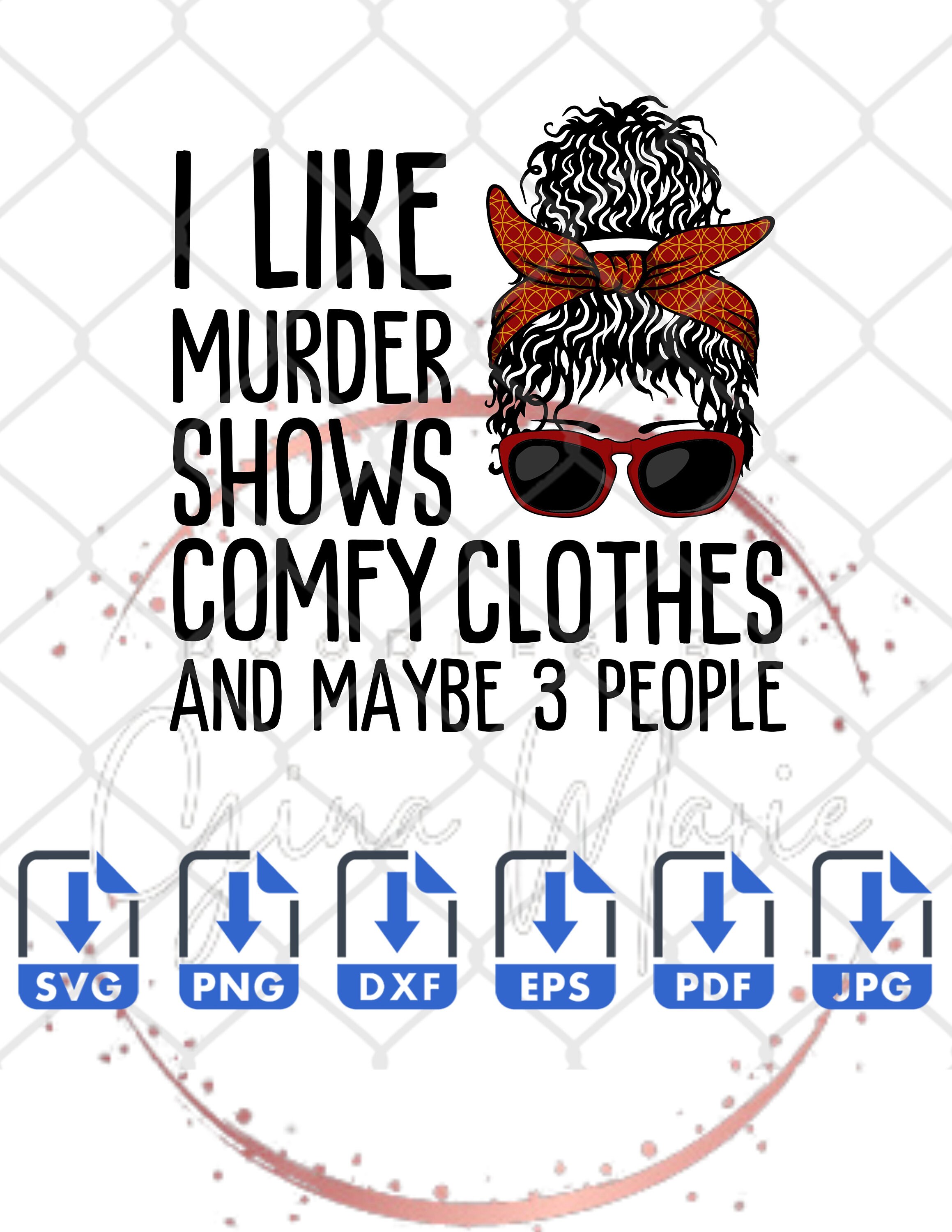 True Crime SVG, Png, Eps, Dxf, Pdf, Digital Cut File, Cricut Maker ...