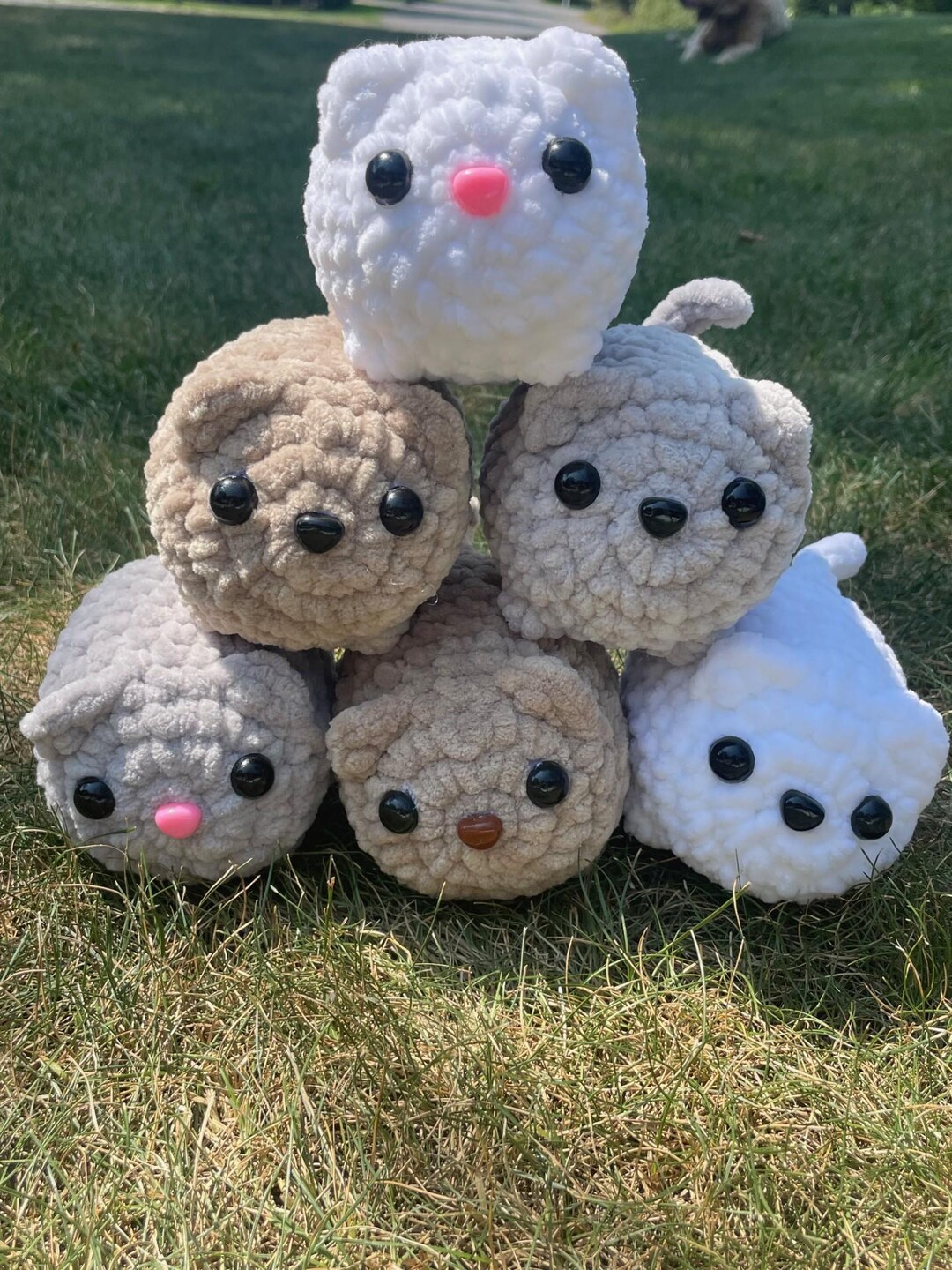 Crocheted Handmade Mini Cats - Etsy