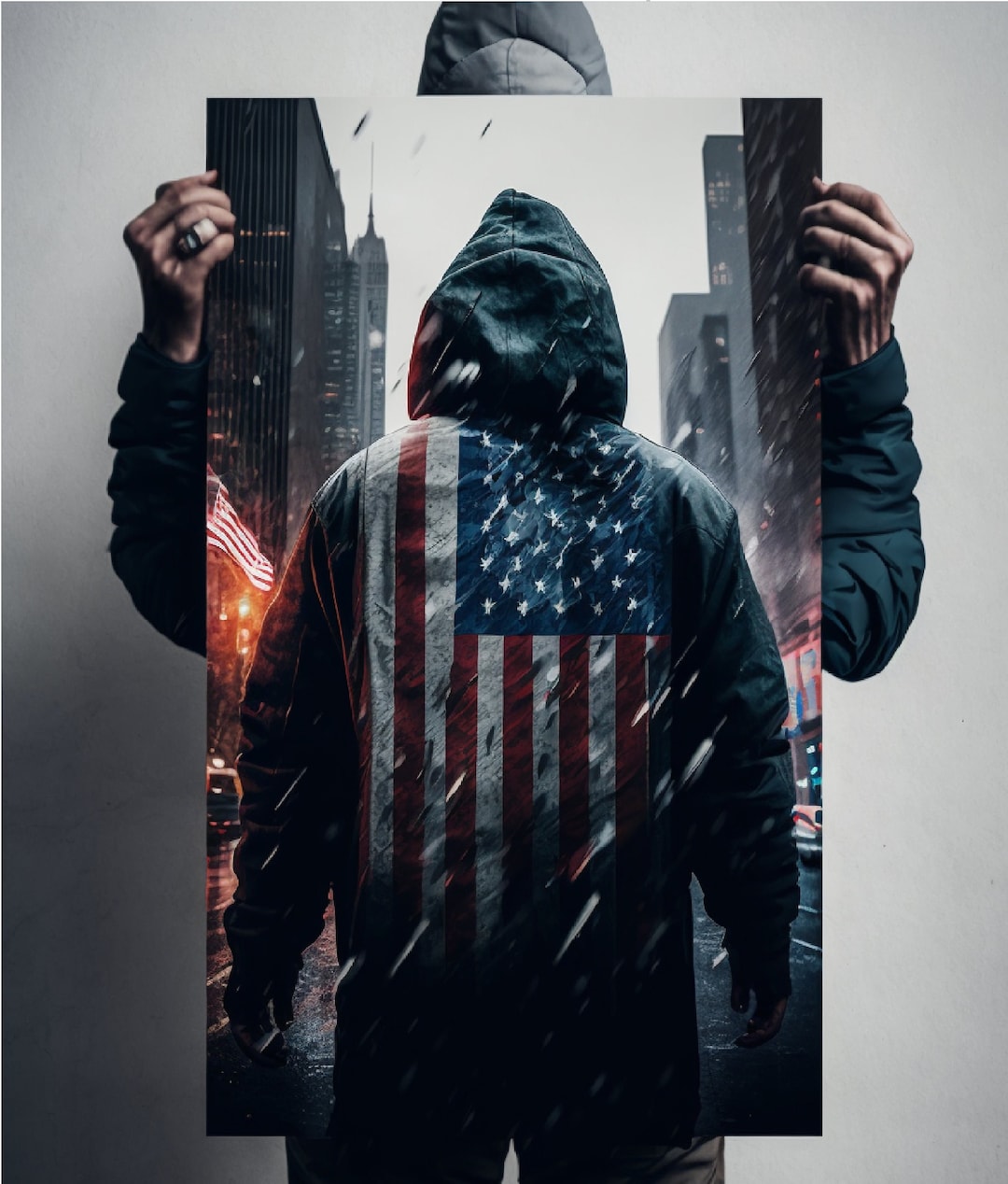 Custom USA Poster, Patriotic Lyric Poster, Patriotic Gift for Friends ...