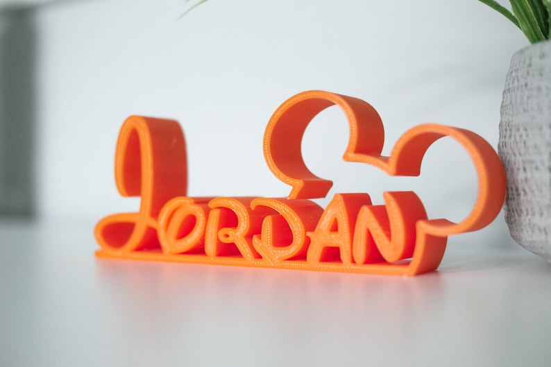 Disney Name Plate - Desk Name Plaque - Teacher Desk Sign - Mickey Mouse ...