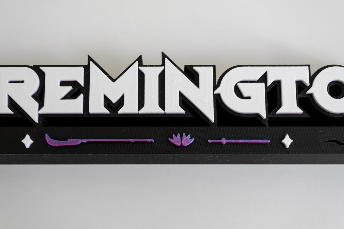 Custom K-pop Demon Hunters Nameplate With Huntrix Logo | Demon Markings ...