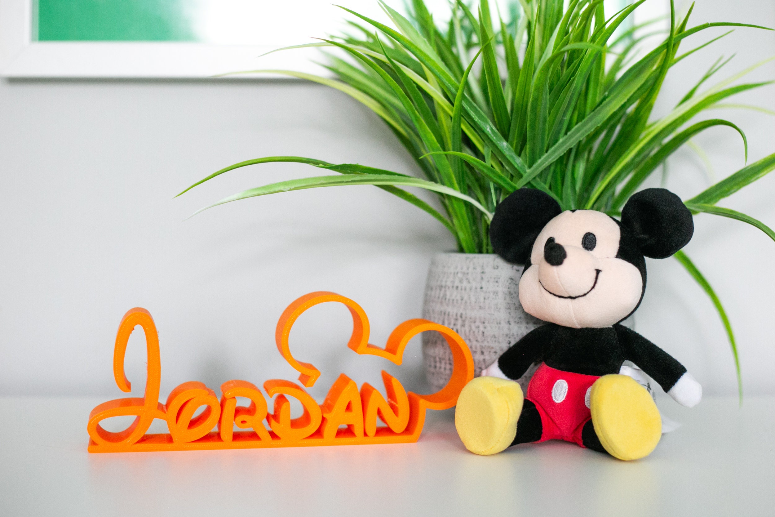Disney Name Plate - Desk Name Plaque - Teacher Desk Sign - Mickey Mouse ...