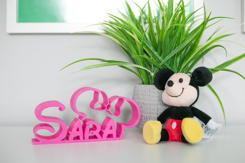 Disney Name Plate - Desk Name Plaque - Teacher Desk Sign - Mickey Mouse ...