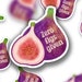 Zero Figs Given Vinyl Sticker Food Pun Fig Sticker Funny - Etsy