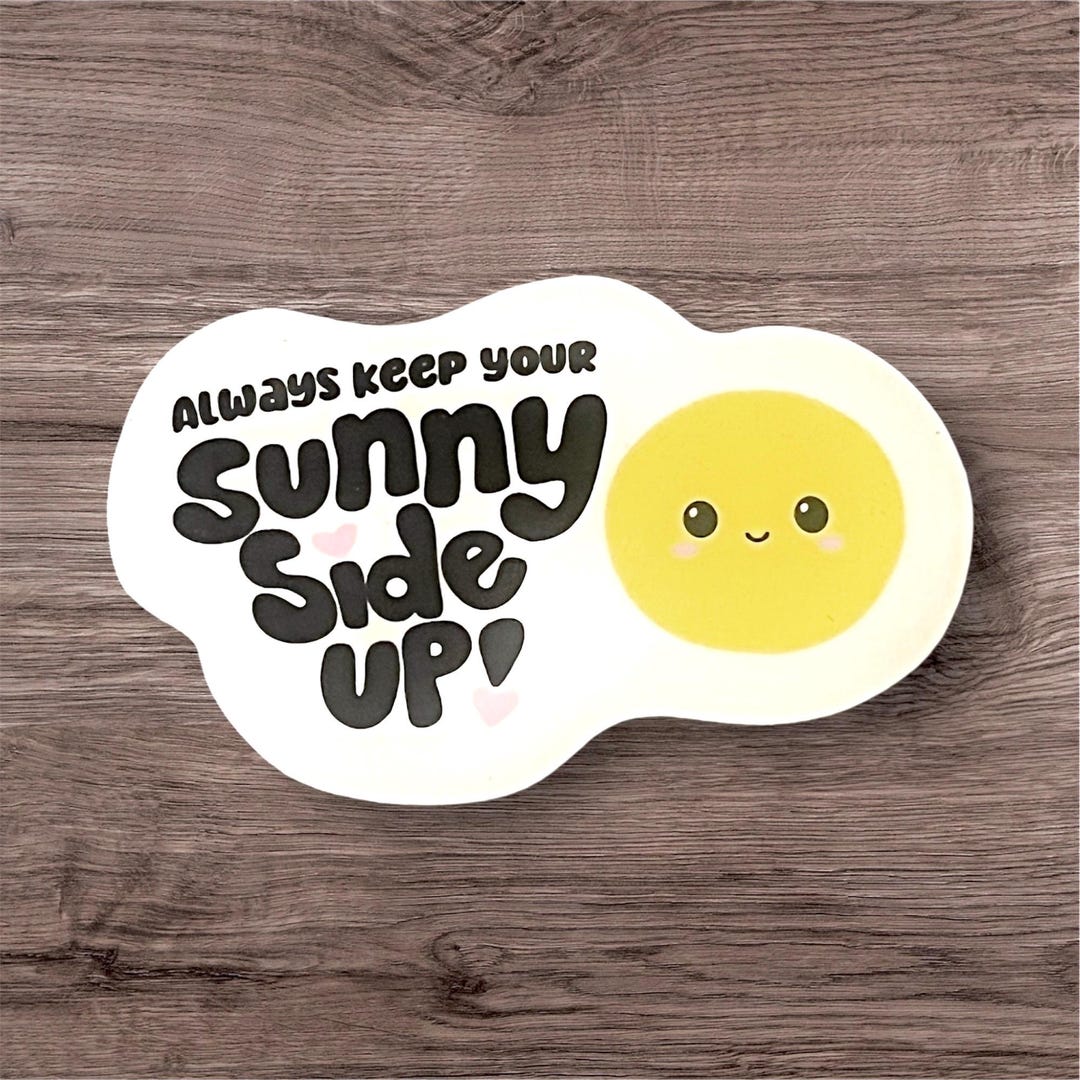 Sunny Side up Egg Sticker - Etsy