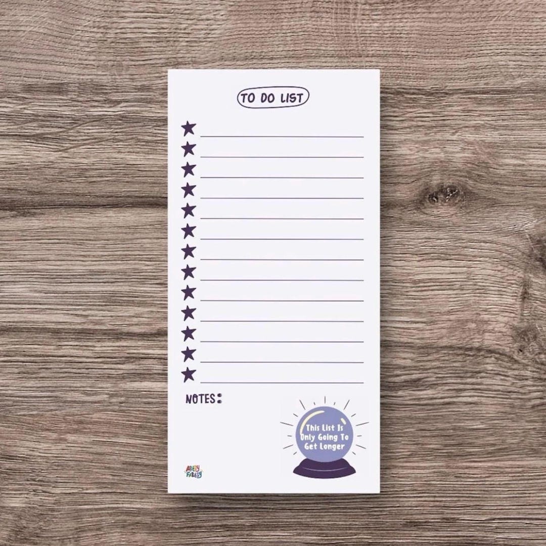 This List is Only Going to Get Longer - TO DO LIST Notepad and Task ...