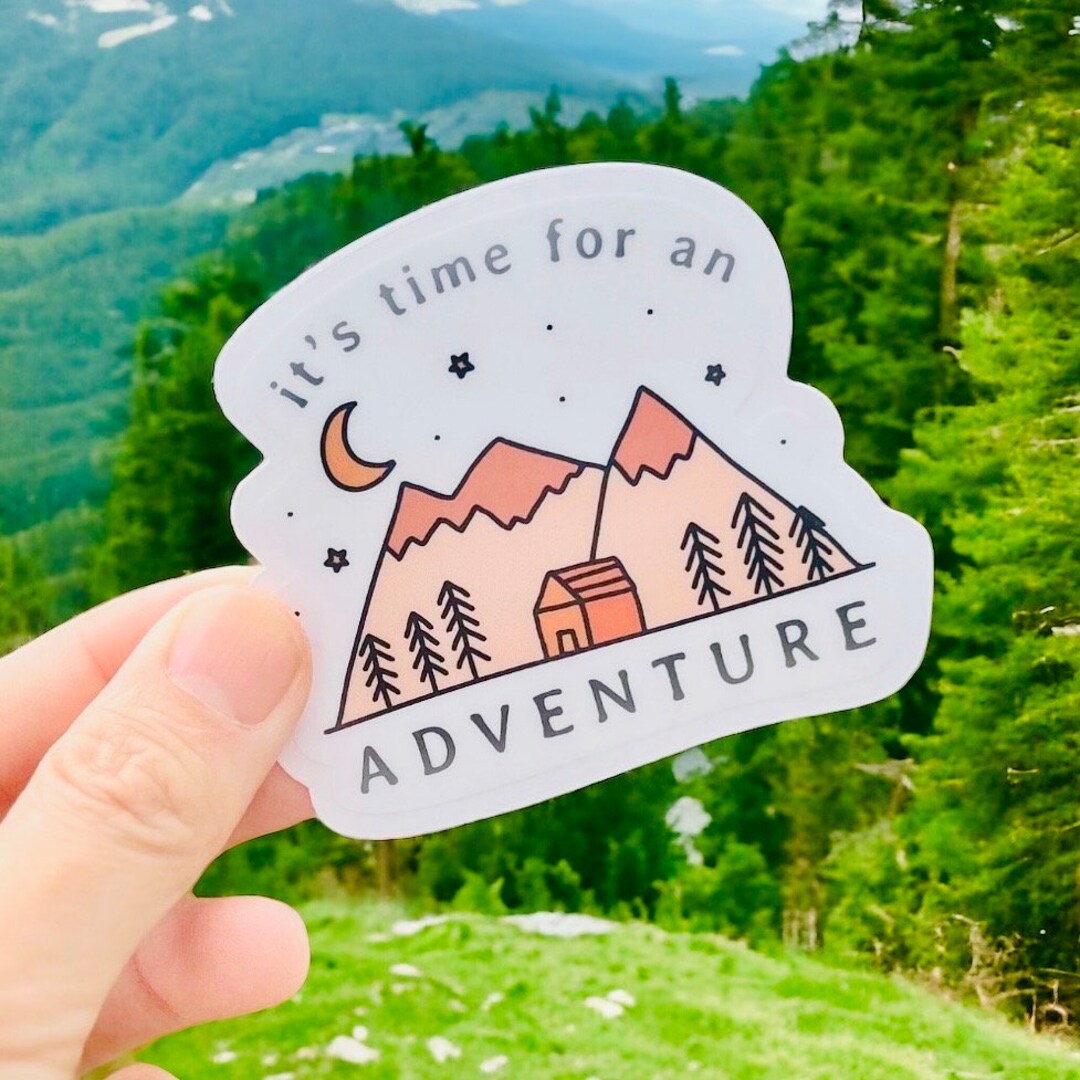 It's Time for an Adventure Vinyl Sticker Wanderlust Sticker Suitcase ...