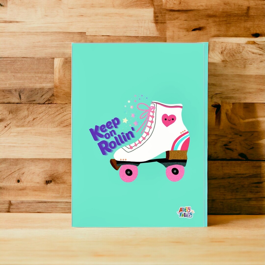 Keep on Rollin Print | Funny Sayings | Skate SVG | Roller Skating ...