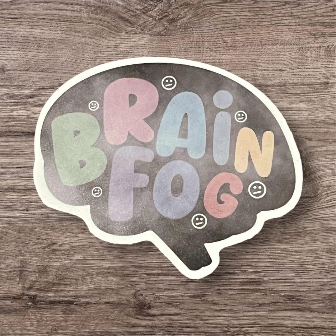 Brain Fog Sticker – Mental Health Awareness, Unseen Disabilities - Etsy