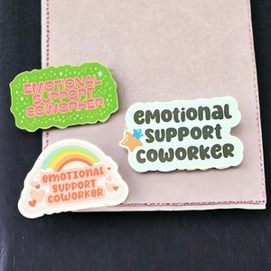 Emotional Support Coworker Sticker Perfect Farewell Gift for Leaving ...