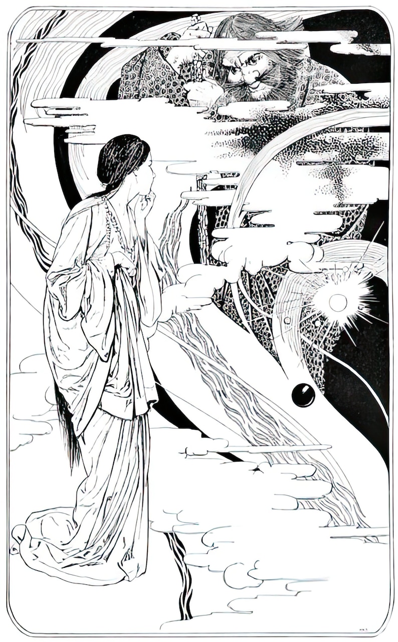 Eastern Legends for Coloring Vintage Digital Download Hand - Etsy