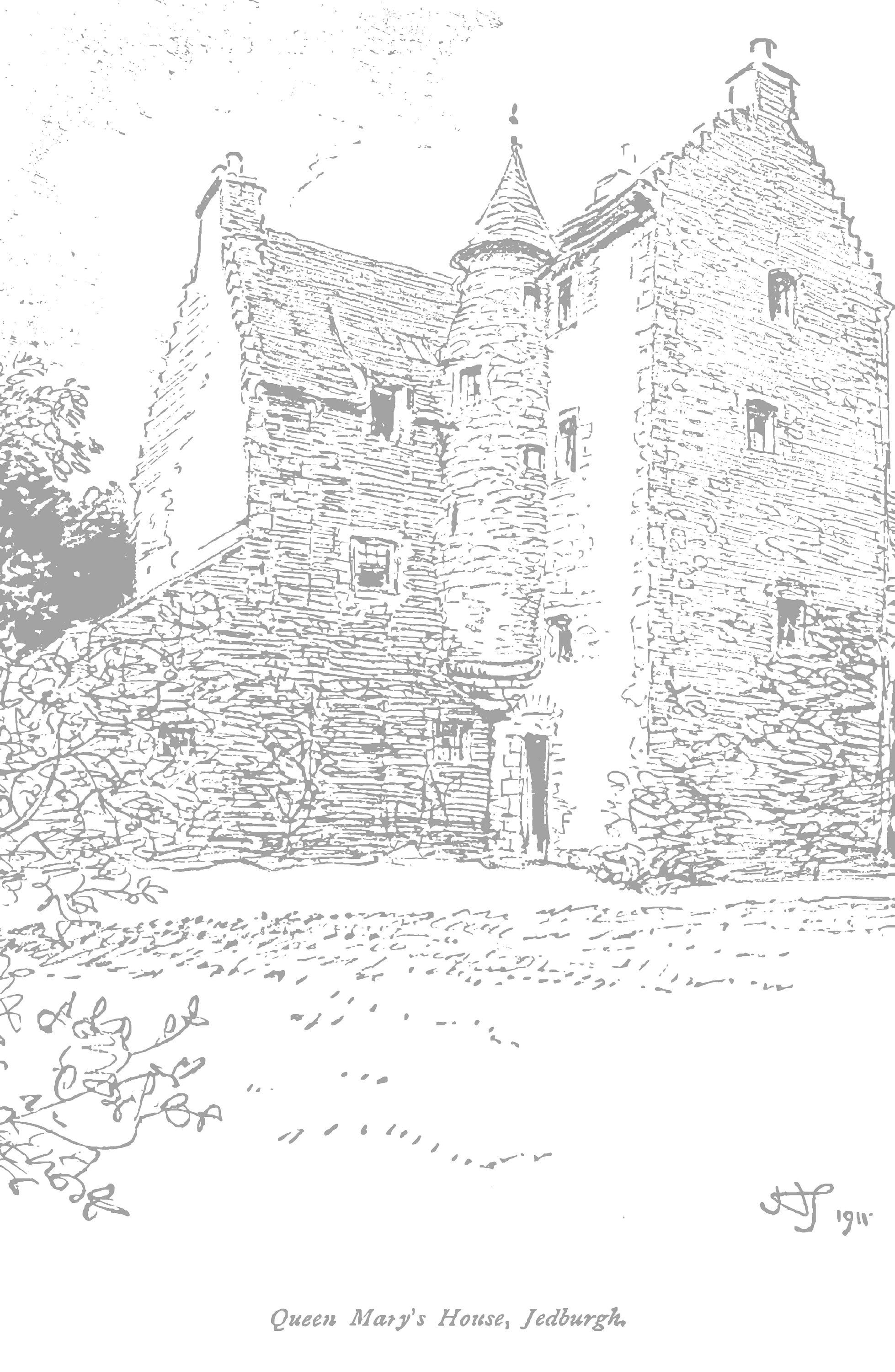 British Scenery 1 for Coloring Vintage Digital Download Hand Drawn ...