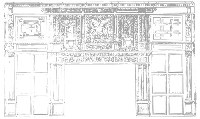 Old English Manors for Coloring Vintage Digital Download Hand Drawn ...