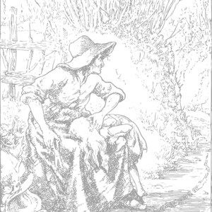 Tales of Long Ago for Coloring Vintage Digital Bundle Download Hand ...