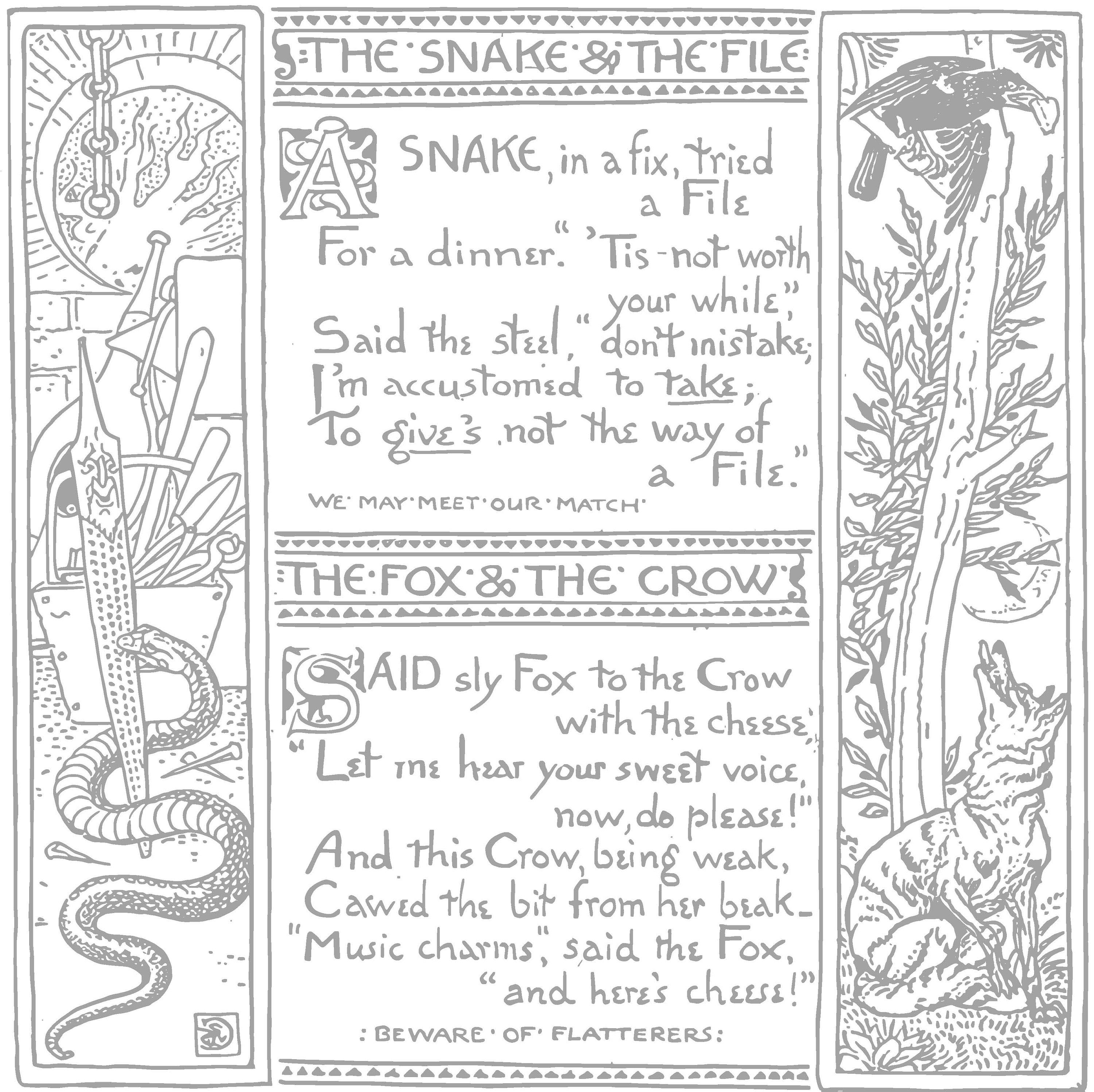 Story Pictures and Fables for Coloring Vintage Digital Bundle Download ...