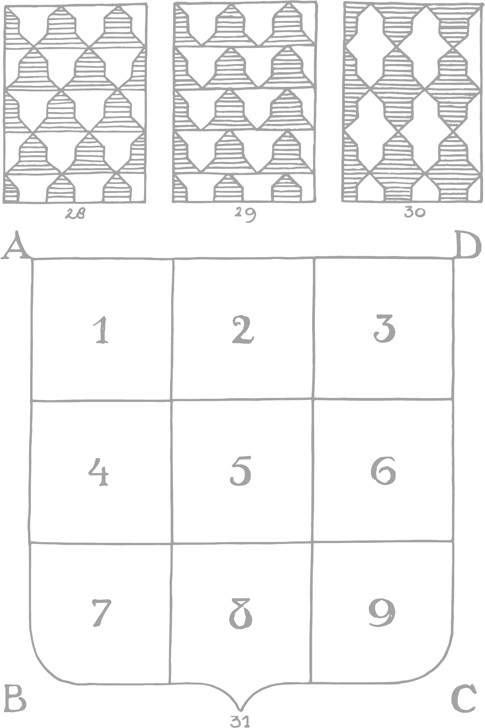 Heraldry Designs for Coloring Vintage Digital Bundle Download Hand ...