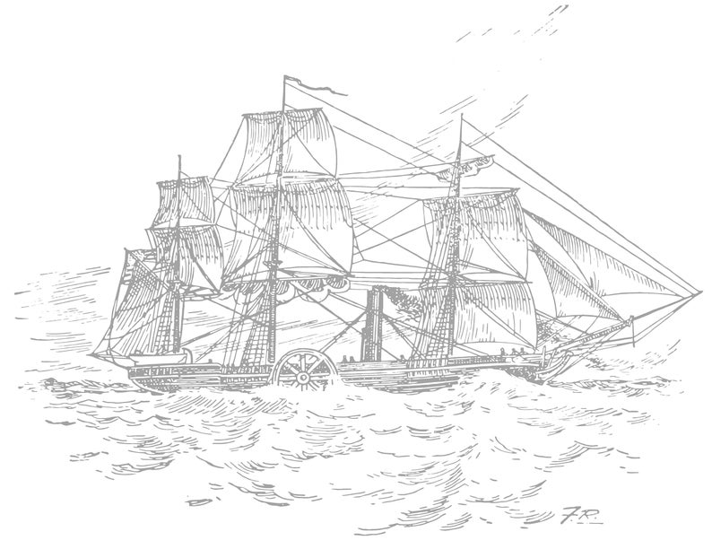 Boats Around the World for Coloring Vintage Digital Download Hand Drawn ...