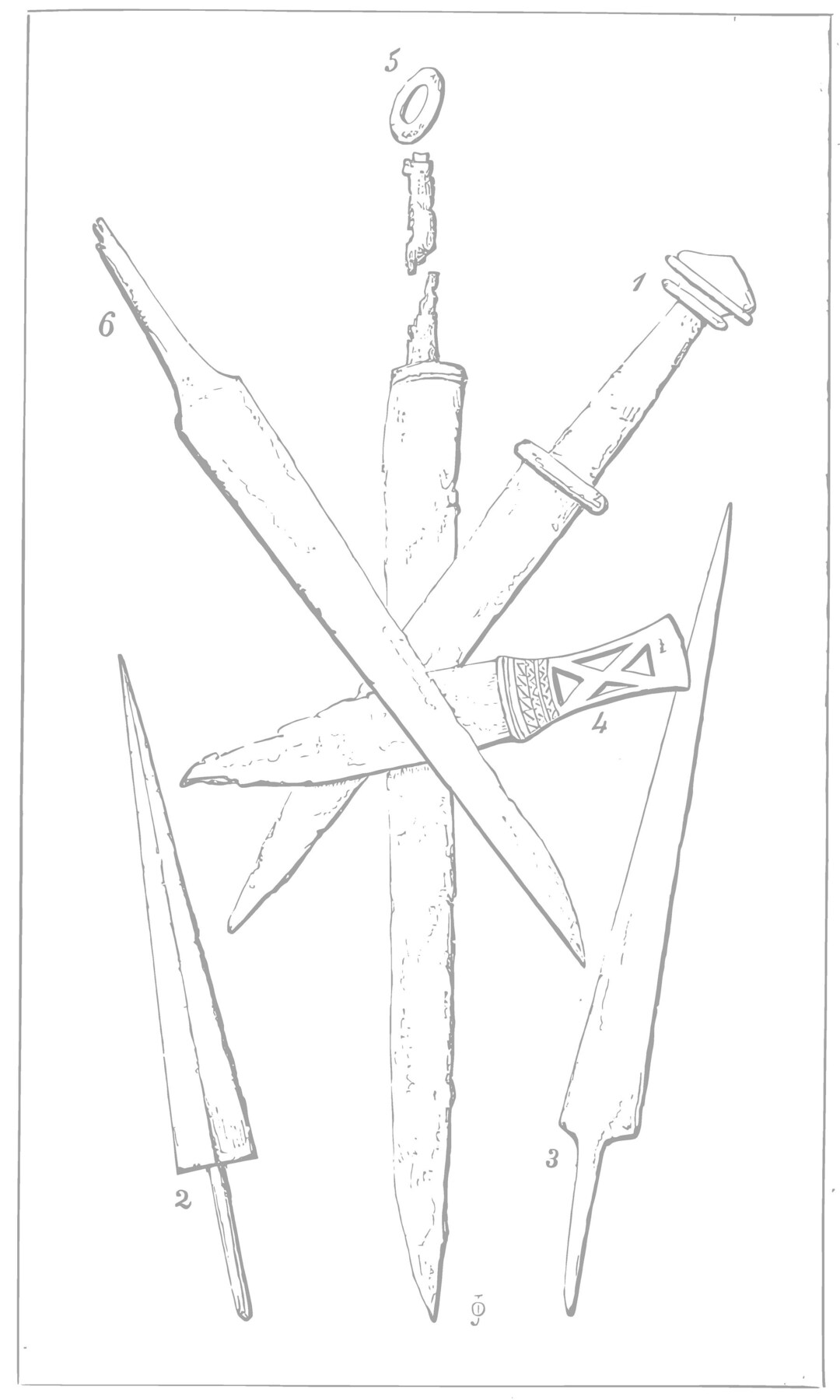 Swords and Armor for Coloring Vintage Digital Bundle Download Hand ...