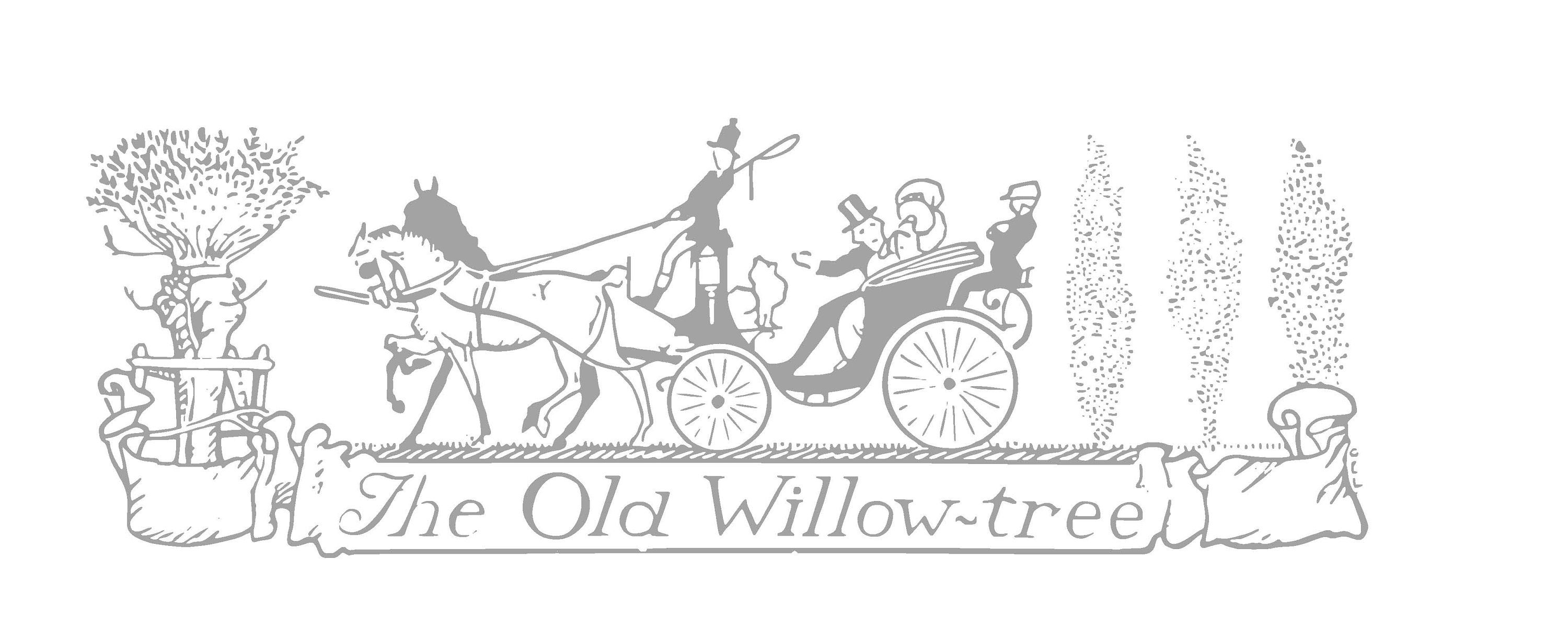 Old Willow Tree for Coloring Vintage Digital Bundle Download Hand Drawn ...