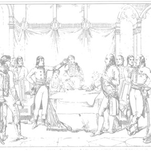 Napoleon Bonaparte for Coloring Vintage Digital Download Hand Drawn ...
