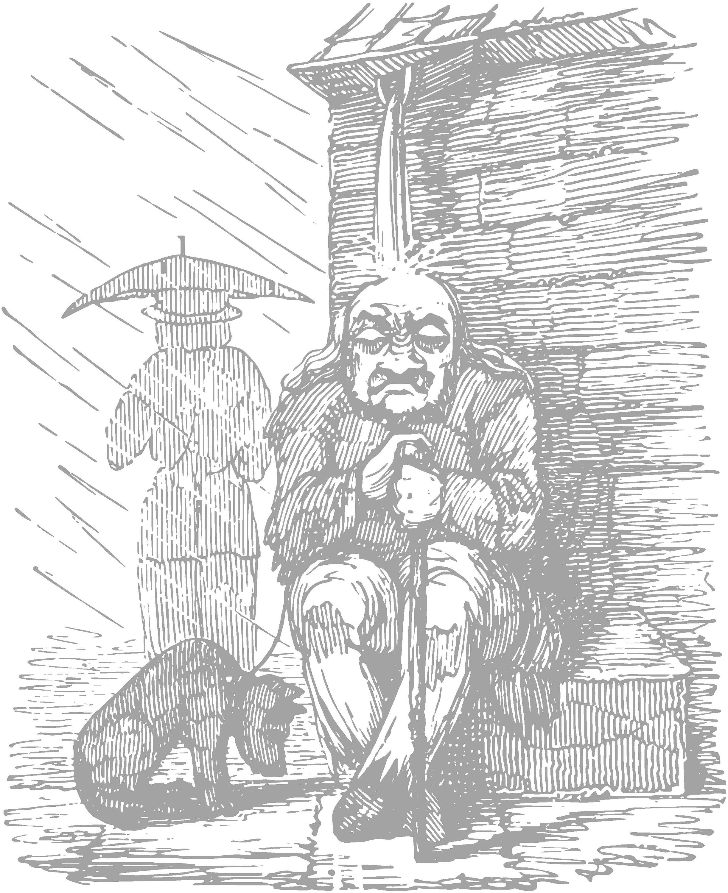 Absurd Pictures for Coloring Vintage Digital Bundle Download Hand Drawn ...