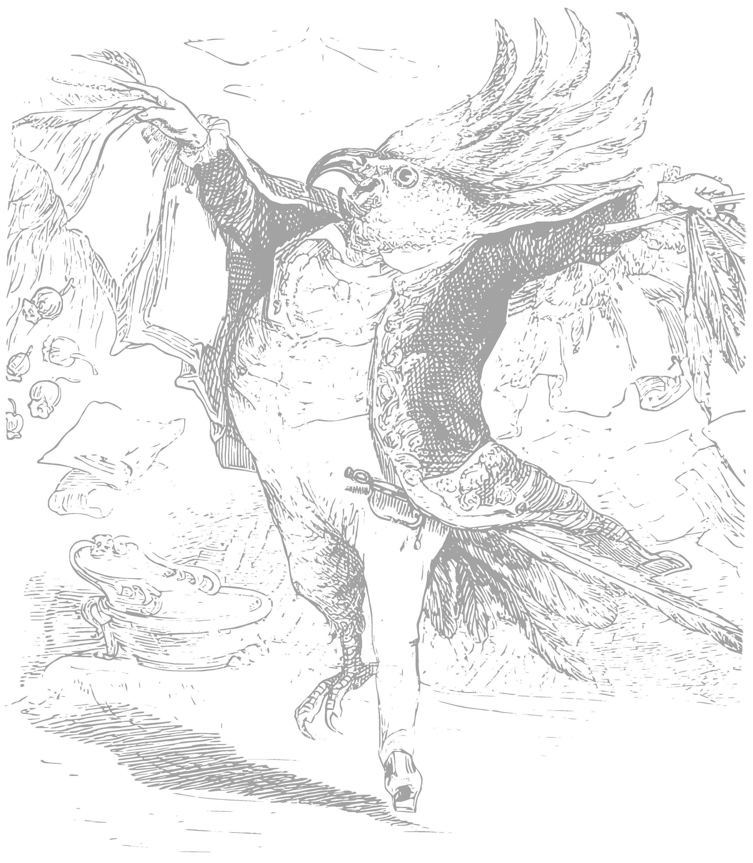 Anthropomorphic Animals 2 Digital Bundle Download Pictures Hand Drawn ...