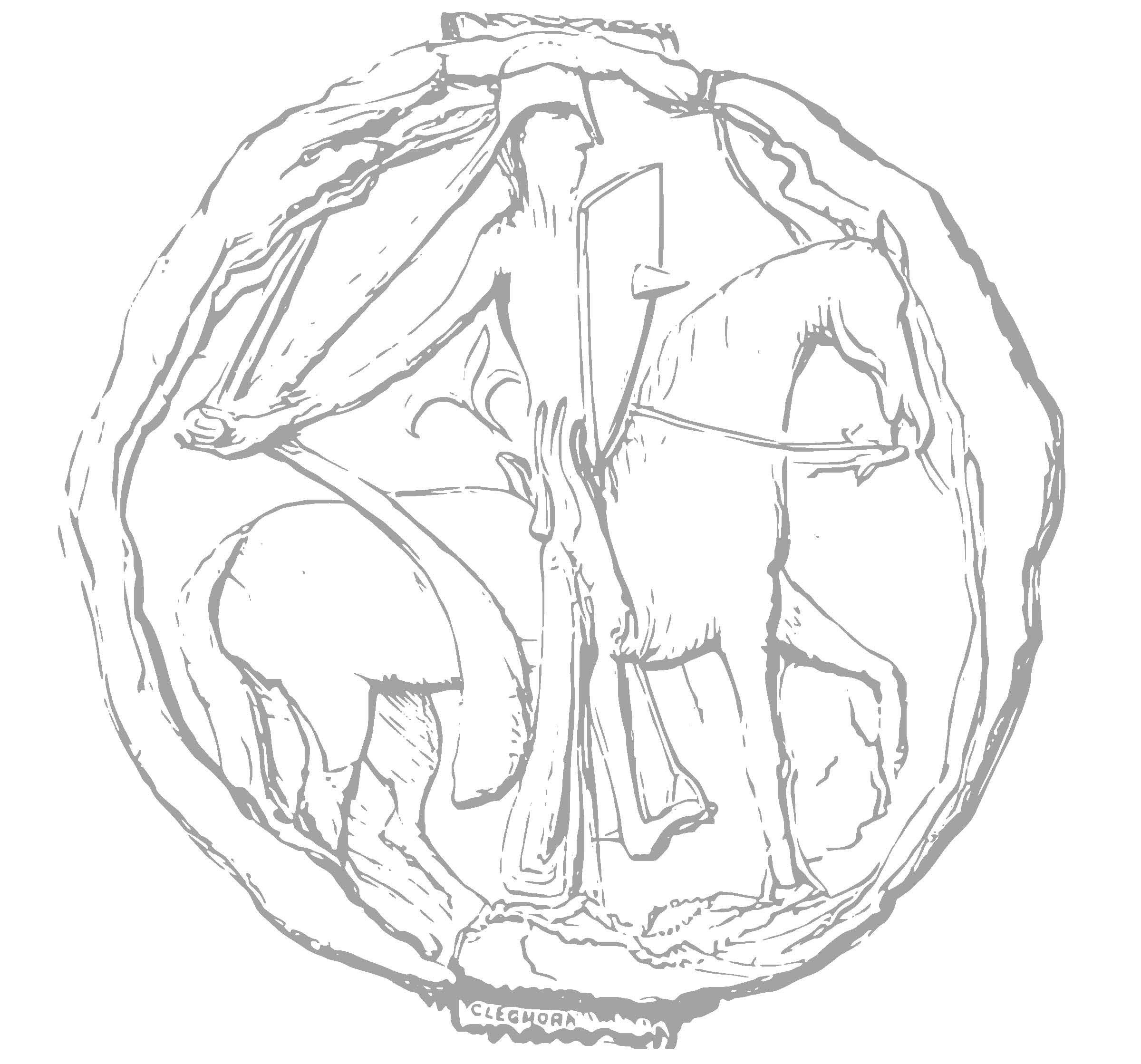 Epic Heraldry for Coloring Vintage Digital Bundle Download Hand Drawn ...