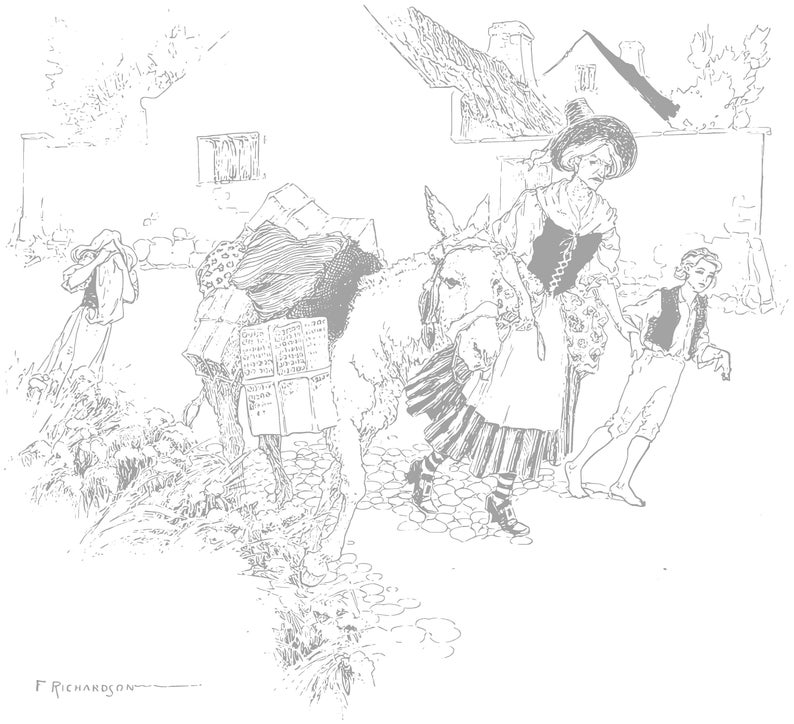 Vintage Fairy Coloring Pages: Hand-drawn Fantasy Illustrations (digital ...
