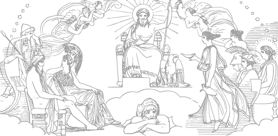 The Iliad Coloring Book, Vintage Hand-drawn Pages (digital Download) - Etsy