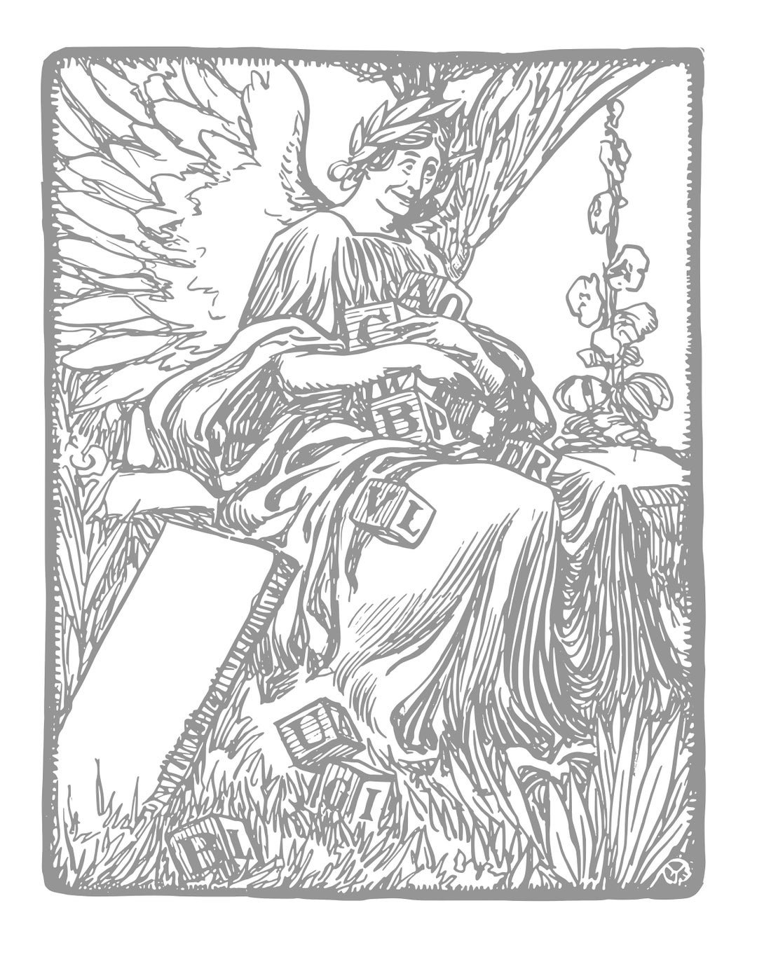 Classic Drawings for Coloring Vintage Loose-leaf Pages Hand Drawn ...