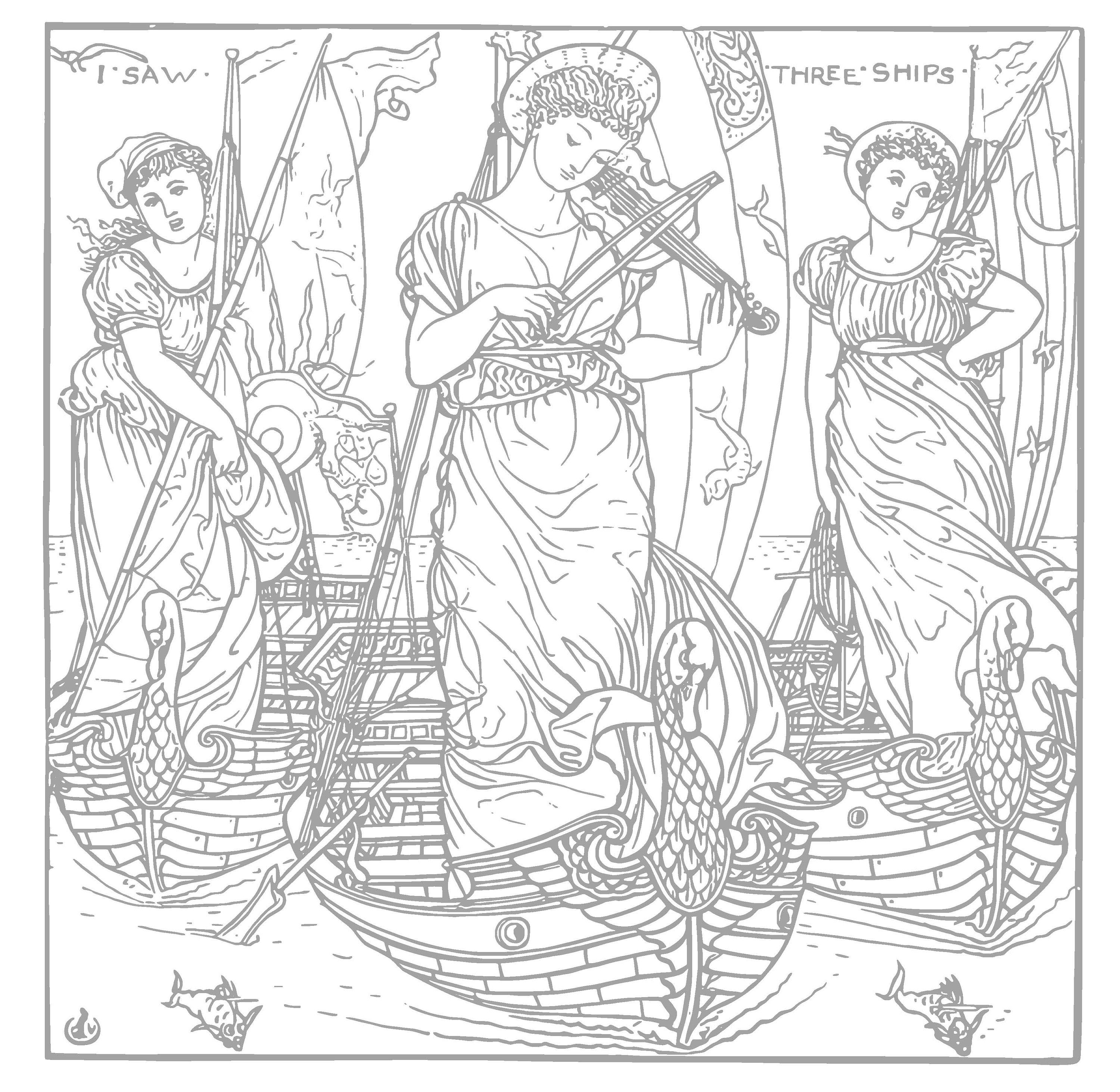 Classic Pictures for Coloring Vintage Digital Bundle Download Hand ...