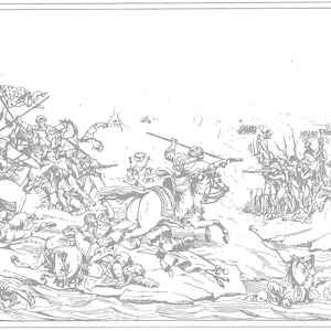 Napoleon Bonaparte for Coloring Vintage Digital Download Hand Drawn ...